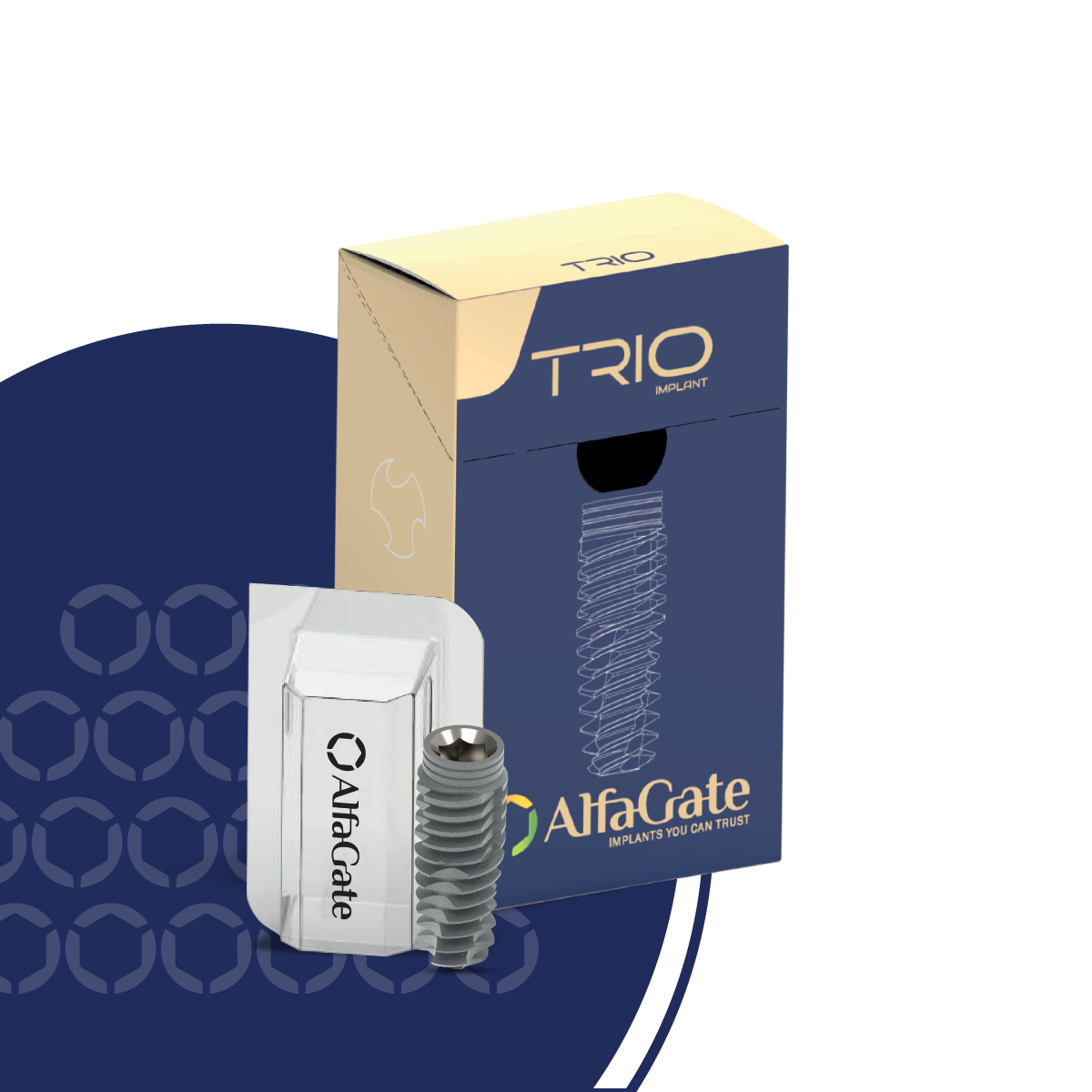 TRIO SP — Tapered High-Stability Dental Implant (Internal Hex 2.42 mm ...